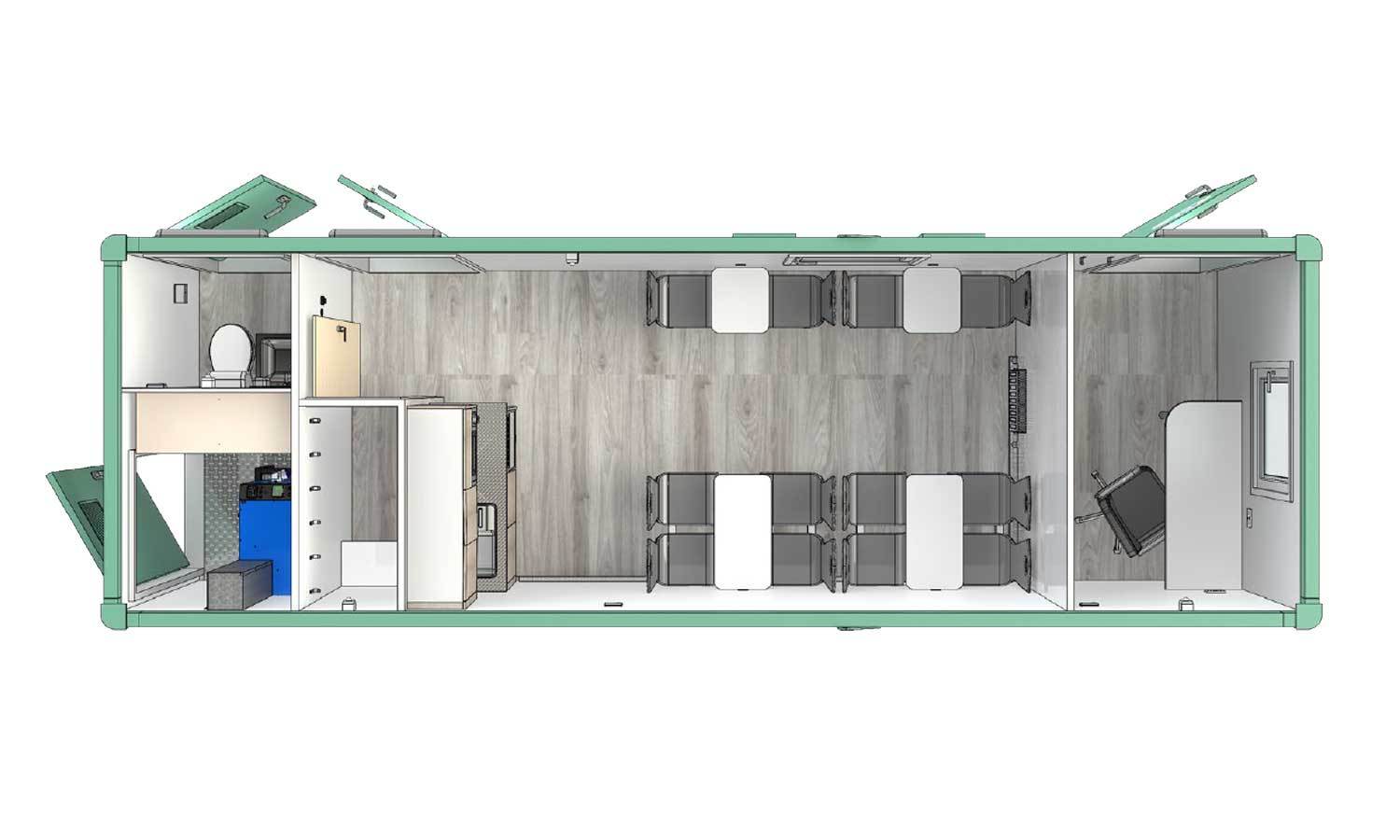 22' & 28' Hybrid Welfare Cabin