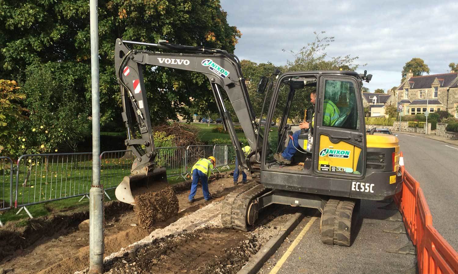6 Tonne Excavator - Volvo EC55C | Nixon Hire