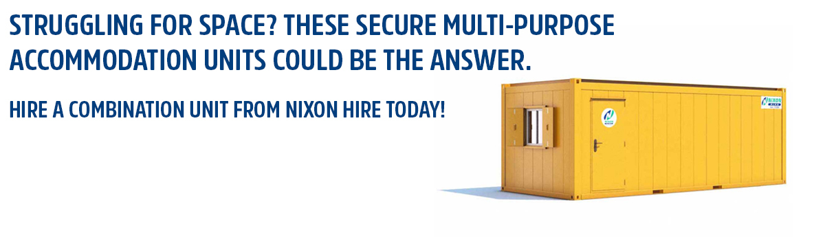 Nixon Hire | Secure anti-vandal combination units to hire