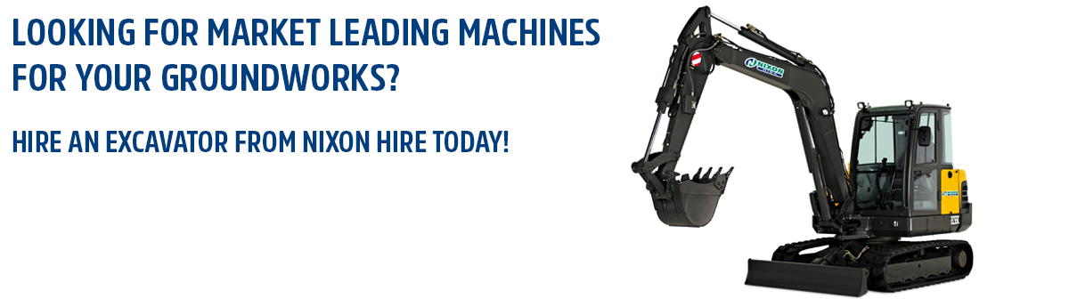 Excavator, Backhoe & Skid Steer Loaders To Hire | Nixon Hire