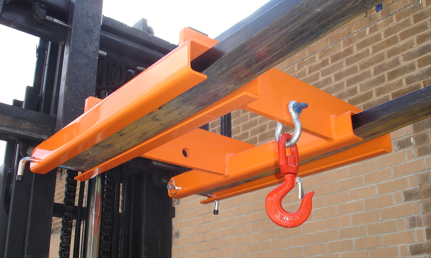 Telehandler Attachments - Fork Mounted Hooks