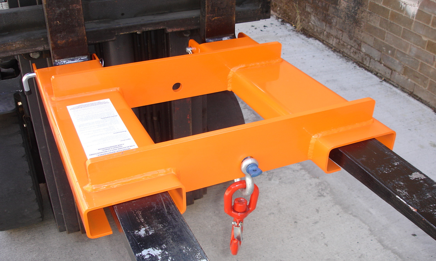Telehandler Attachments - Fork Mounted Hooks