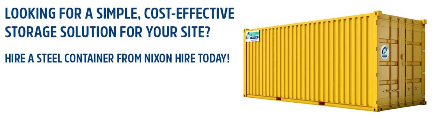 8 to 32 Feet - Secure Steel Container Hire | Nixon Hire