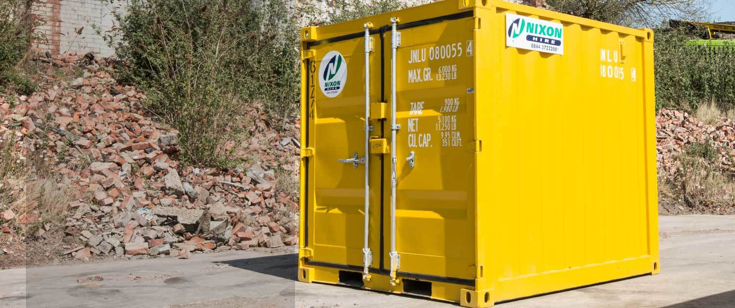 Nixon Hire | High security steel containers to hire