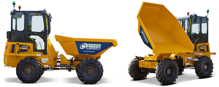 6 Tonne Cabbed Dumper | Nixon Hire