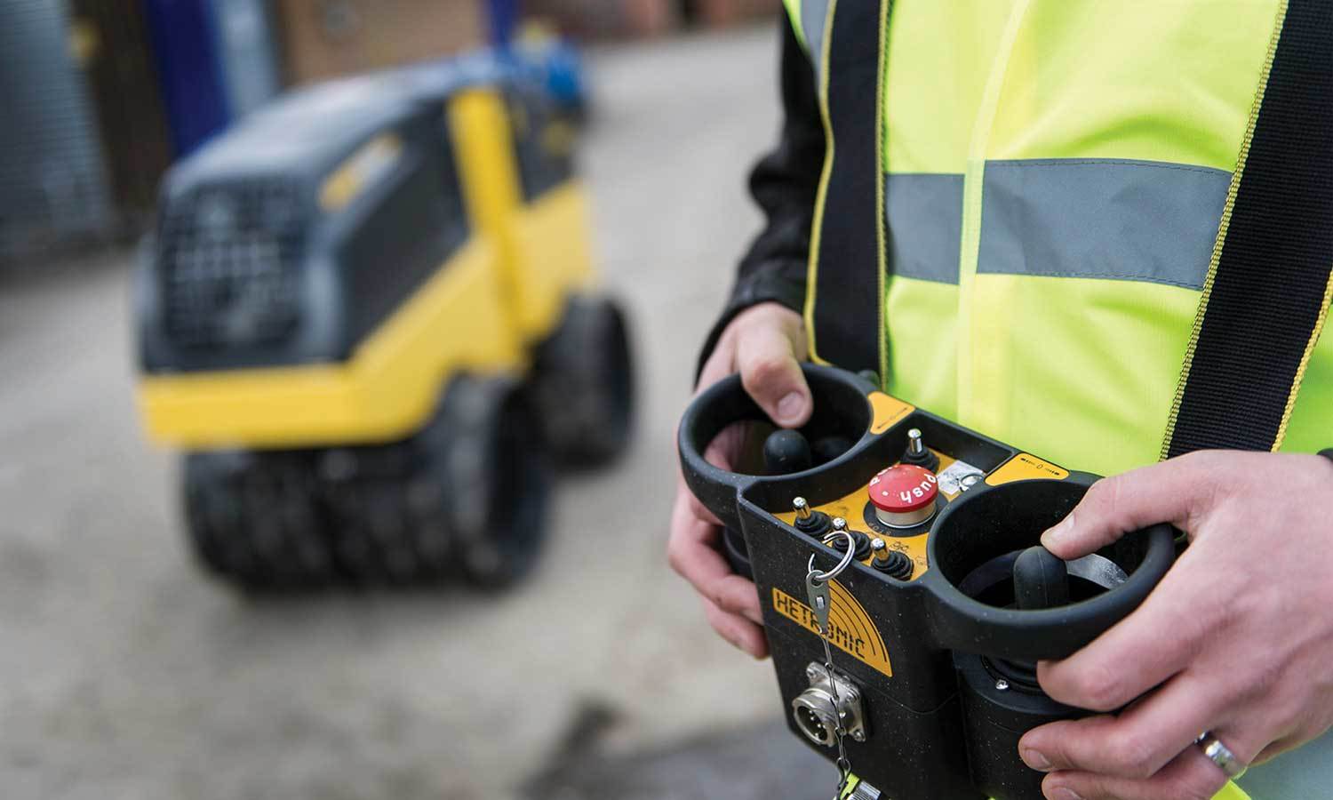 Remote Control Trench Roller - Bomag BMP8500