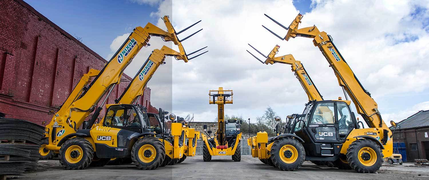 Nixon Hire | JCB telehandlers to hire - 4 to 17.5 metres