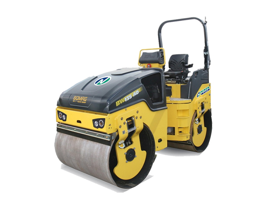 Compaction equipment - double drum roller