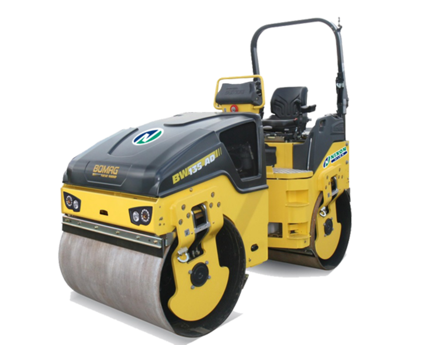 Compaction equipment - double drum roller