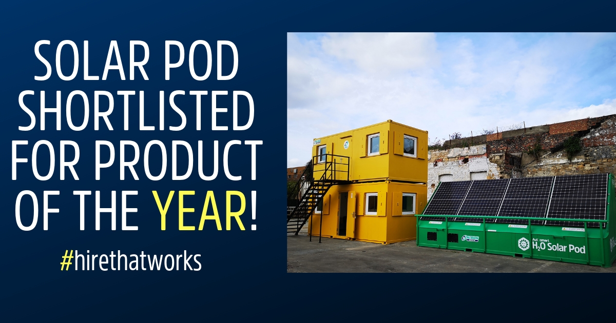 Solar Pod Shortlisted for Product of the Year