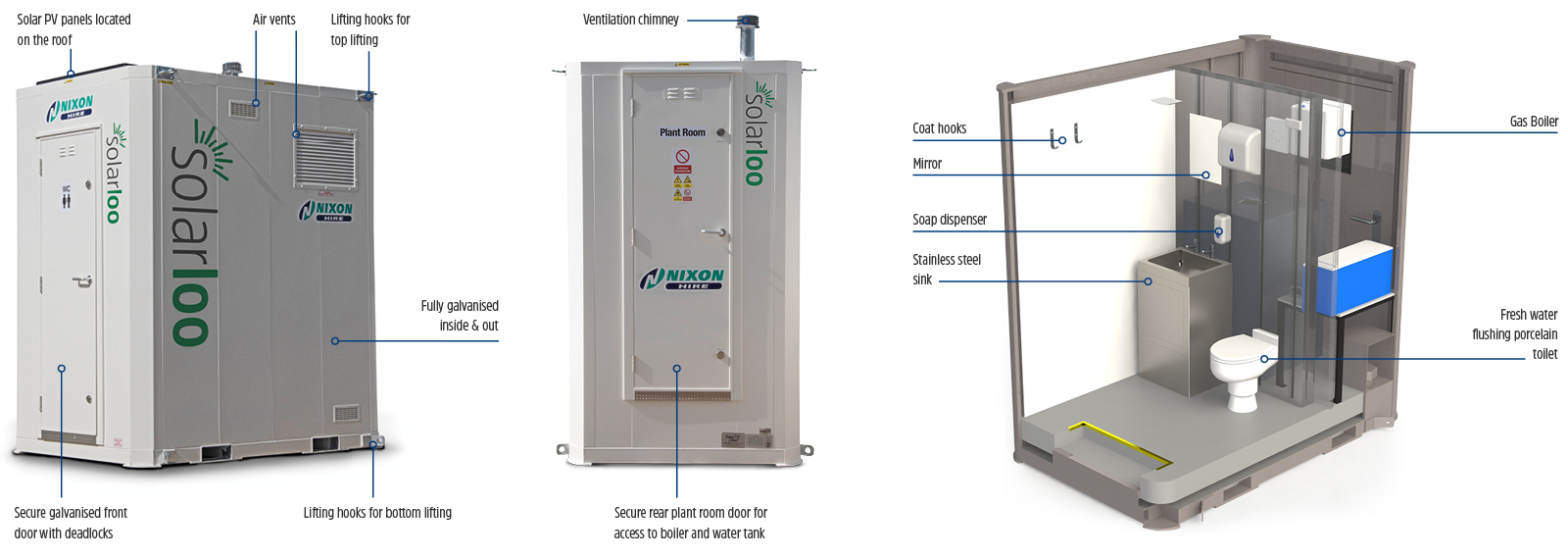 Solar Loo - Portable Toilet Hire | Nixon Hire