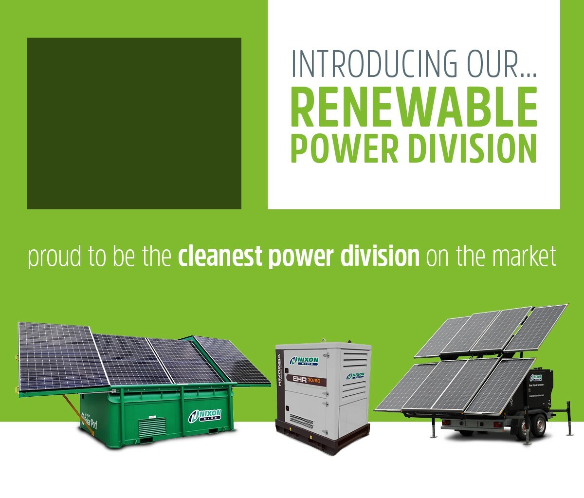 Plant & Site Equipment To Hire Or Buy UK Wide | Nixon Hire